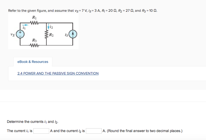 Solved Refer To The Given Figure And Assume That V S 7 V