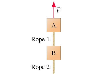 Solved The figure shows two 1.00kg blocks connected by a | Chegg.com