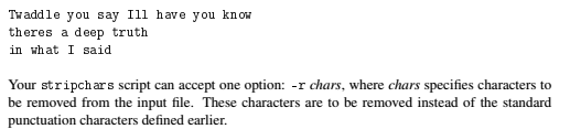 Solved In this stage, we remove punctuation characters from | Chegg.com