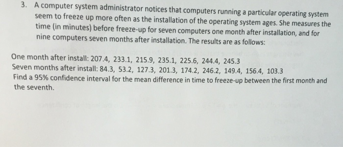Solved A computer system administrator notices that | Chegg.com