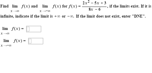 Solved Find the indicated one-sided limits. lim f(x) and lim | Chegg.com