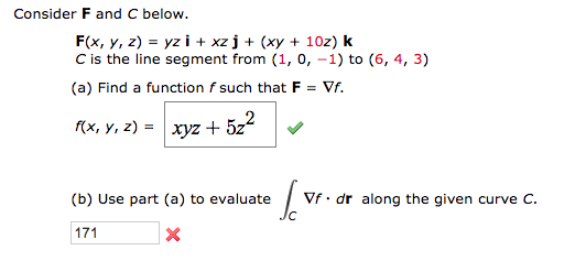 Solved Consider F and C below. F(x, y, z)-yzi+ xzj + (xy | Chegg.com
