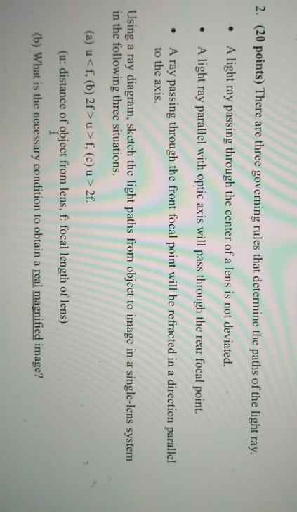 Solved 2. (20 points) There are three governing rules that | Chegg.com Solved 2. (20 points) There are three governing rules that | Chegg.com