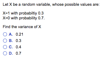 Solved Let X be a random variable, whose possible values | Chegg.com
