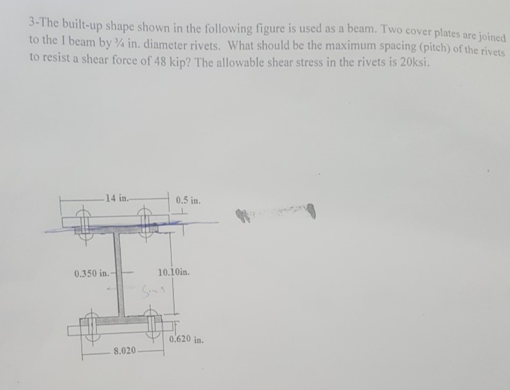 Solved 3-The built-up shape shown in the following figure is | Chegg.com