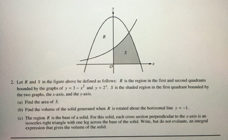 Solved 2·Let R and s in the figure above be defined as | Chegg.com