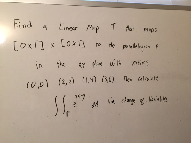 Solved Find A Linear Map T That Maps 0x1 X 0x1 To The 7596