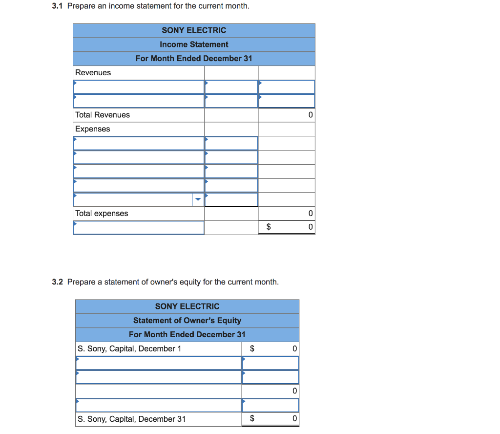 Solved Sanyu Sony started a new business and completed these | Chegg.com