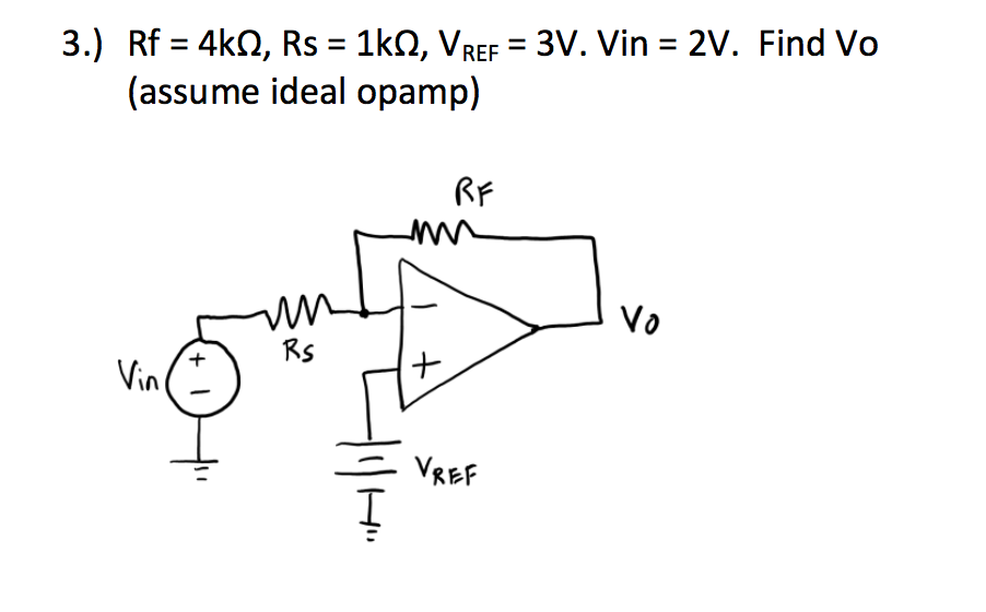 Solved (assume ideal opamp) +Rs | Chegg.com