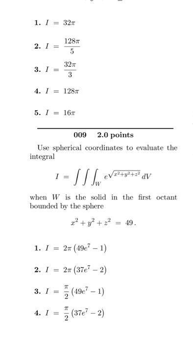 Solved 1。1 = 32n 2.1=128 3、1 32π 4· 1 = 128m 5· 1 = 16π 128π | Chegg.com