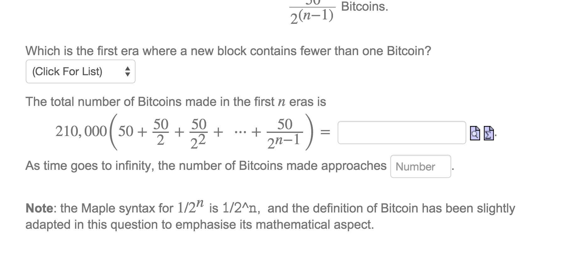 Solved Bitcoins are a digital currency invented in 2008. | Chegg.com