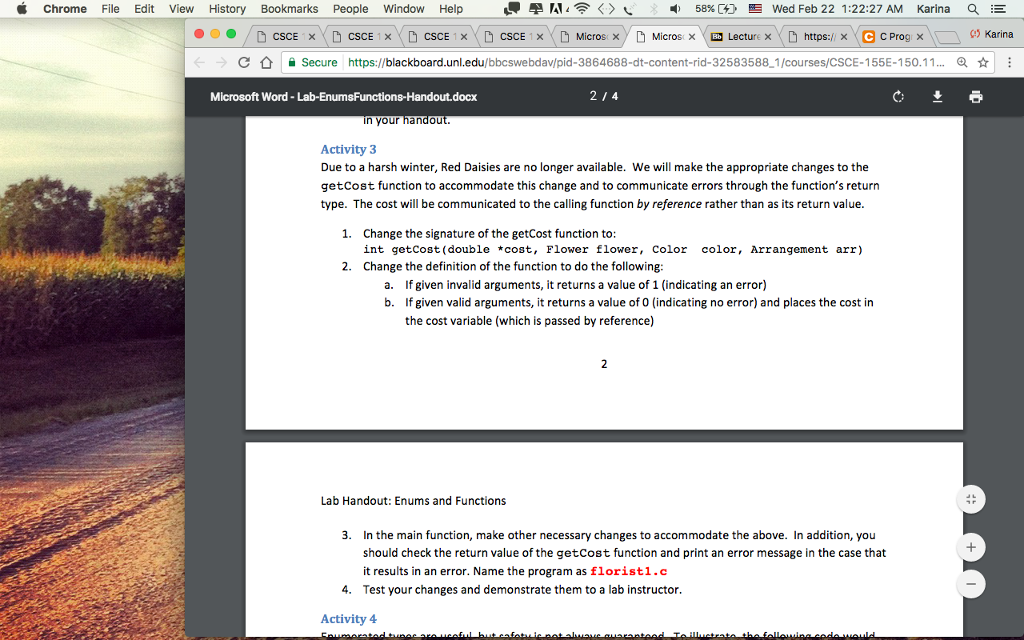 Solved Chrome File Edit View History Bookmarks People Window | Chegg.com