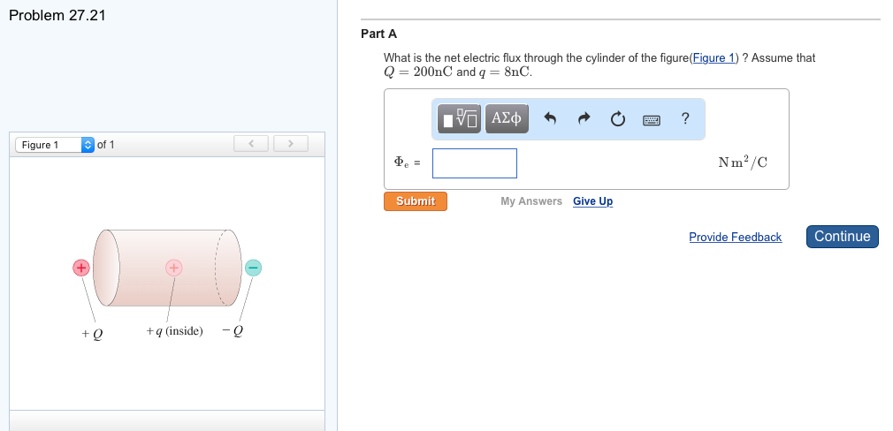 Solved What is the net electric flux through the cylinder of | Chegg.com