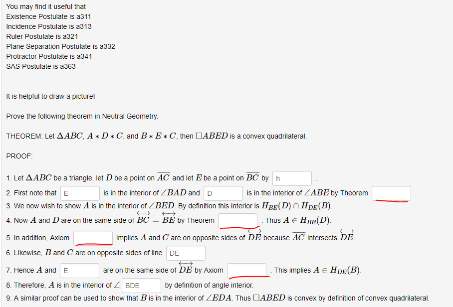 Solved What Theorems/Axiom correspond to the statement | Chegg.com