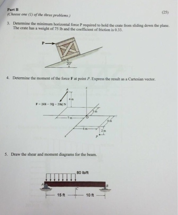 Solved Determine the minimum horizontal force P required to | Chegg.com
