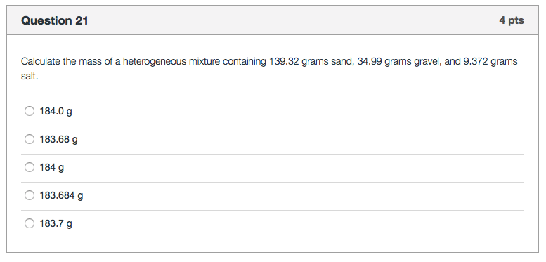 Solved Calculate the mass of a heterogeneous mixture | Chegg.com