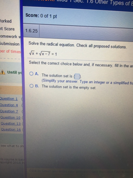 Solved Solve the radical equation. Check all proposed | Chegg.com