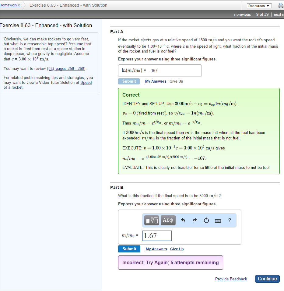 Solved Obviously, we can make rockets to go very fast, but | Chegg.com