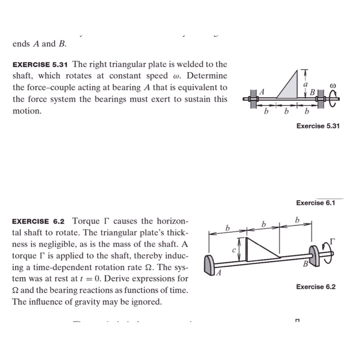 Solved The right triangular plate is welded to the shaft, | Chegg.com
