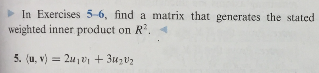 Solved Find a matrix that generates the stated weighted | Chegg.com