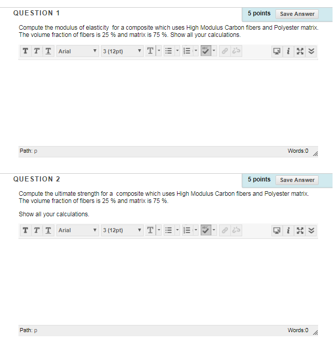 Solved 5 points Save Answer QUESTION 1 Compute the modulus | Chegg.com
