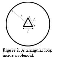 Solved Problem 2. (4 points) Inducing an emf in a triangular | Chegg.com