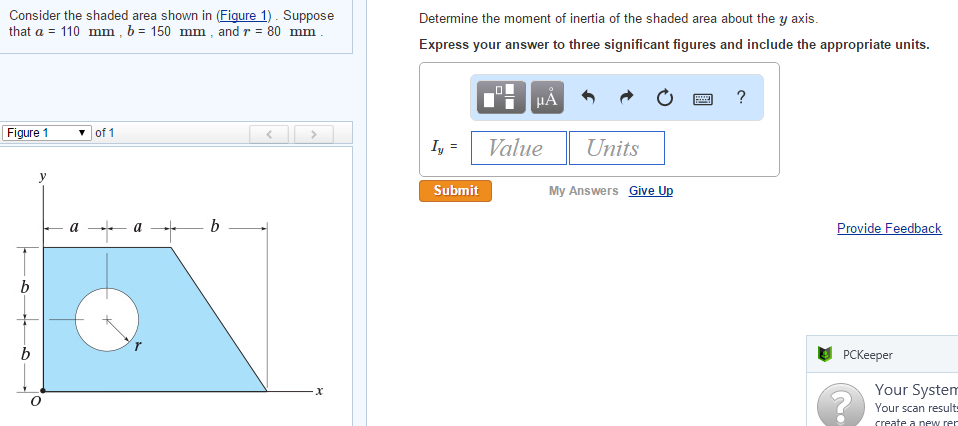 Solved Consider the shaded area shown in (Figure 1). Suppose | Chegg.com