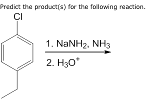 Solved Predict the product(s) for the following reaction. CI | Chegg.com