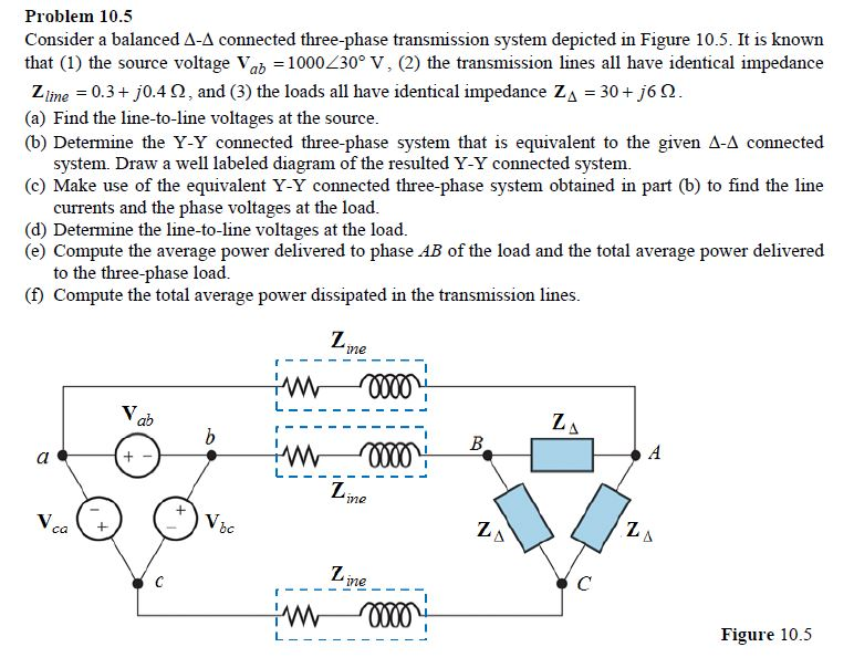 Solved Consider a balanced delta- delta connected | Chegg.com