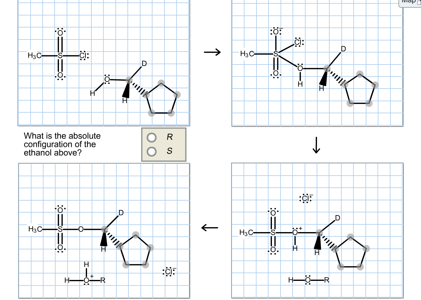Solved 44.) Complete the electron-pushing mechanism for | Chegg.com