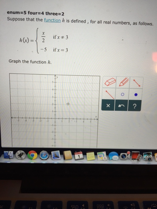 Solved Suppose that the function h is defined, for all real | Chegg.com