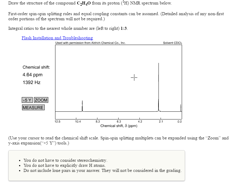 Solved Draw the structure of the compound C10H12o that | Chegg.com