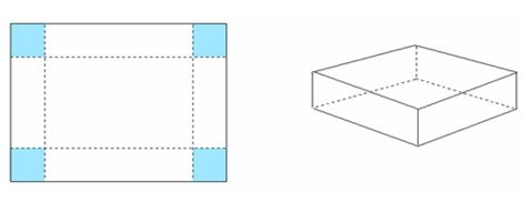 Solved A company is going to make open-topped boxes out of | Chegg.com