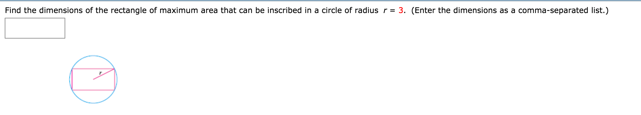 Solved Find the dimensions of the rectangle of maximum area | Chegg.com
