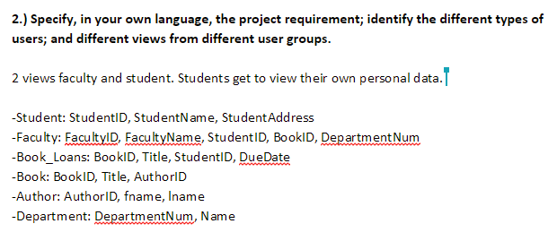 This is for a Database Management Course using | Chegg.com