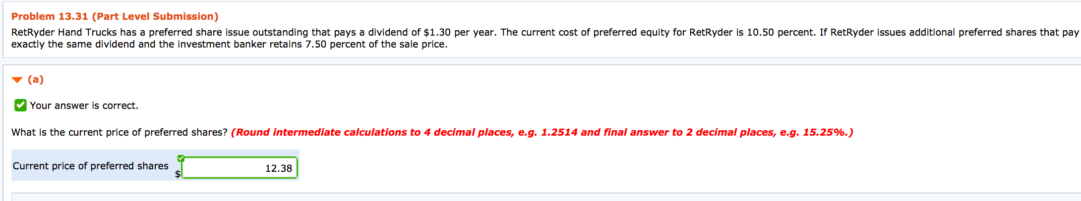 Solved 10 - 13.31I need help completing part b of | Chegg.com Solved 10 - 13.31I need help completing part b of | Chegg.com