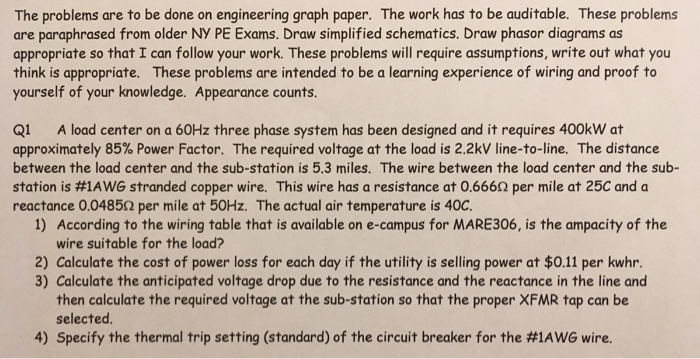 Solved The problems are to be done on engineering graph | Chegg.com