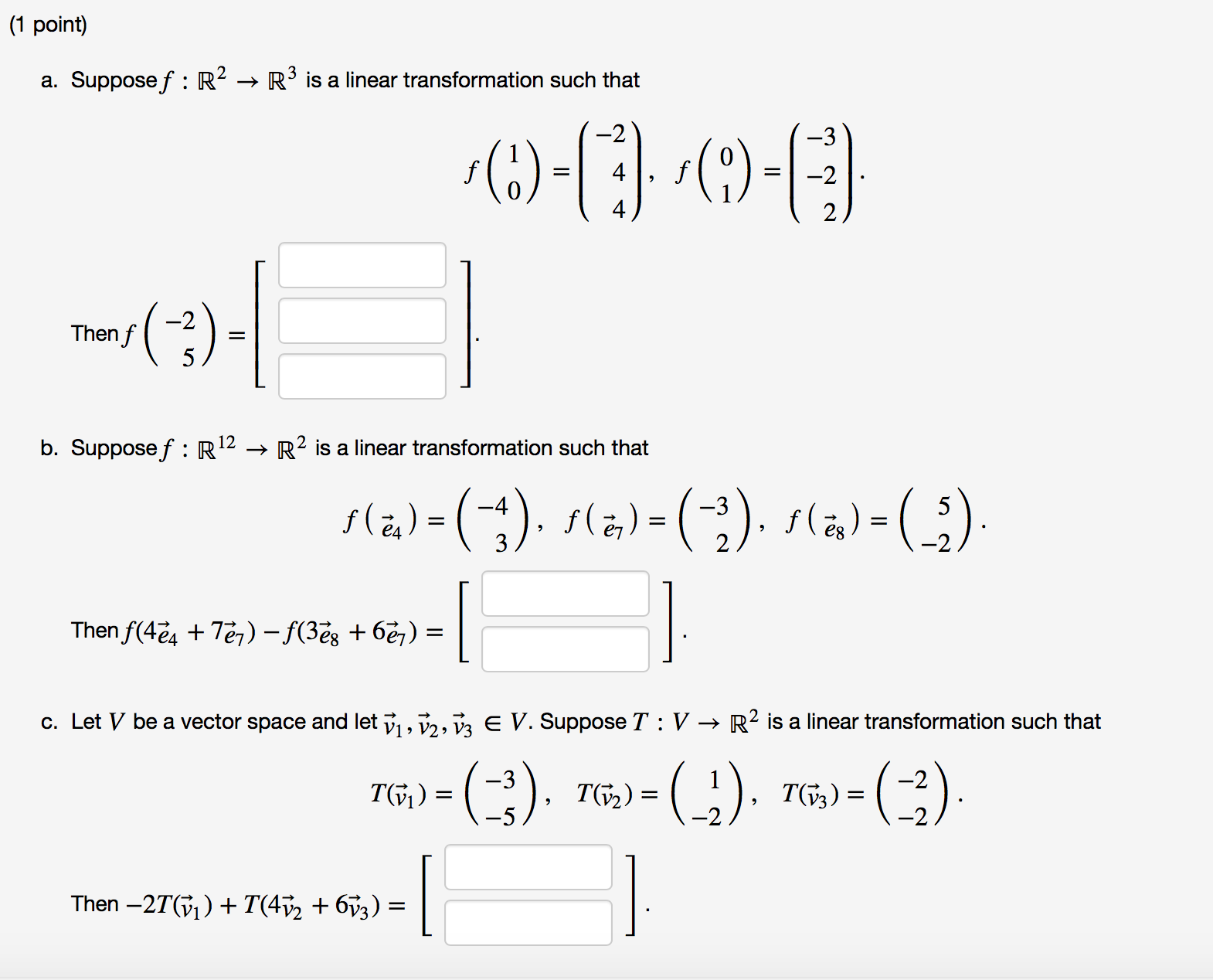 Solved Suppose f: R^2 rightarrow R^3 is a linear | Chegg.com