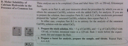 prelab question: Experimental Procedure, Part A.6 | Chegg.com