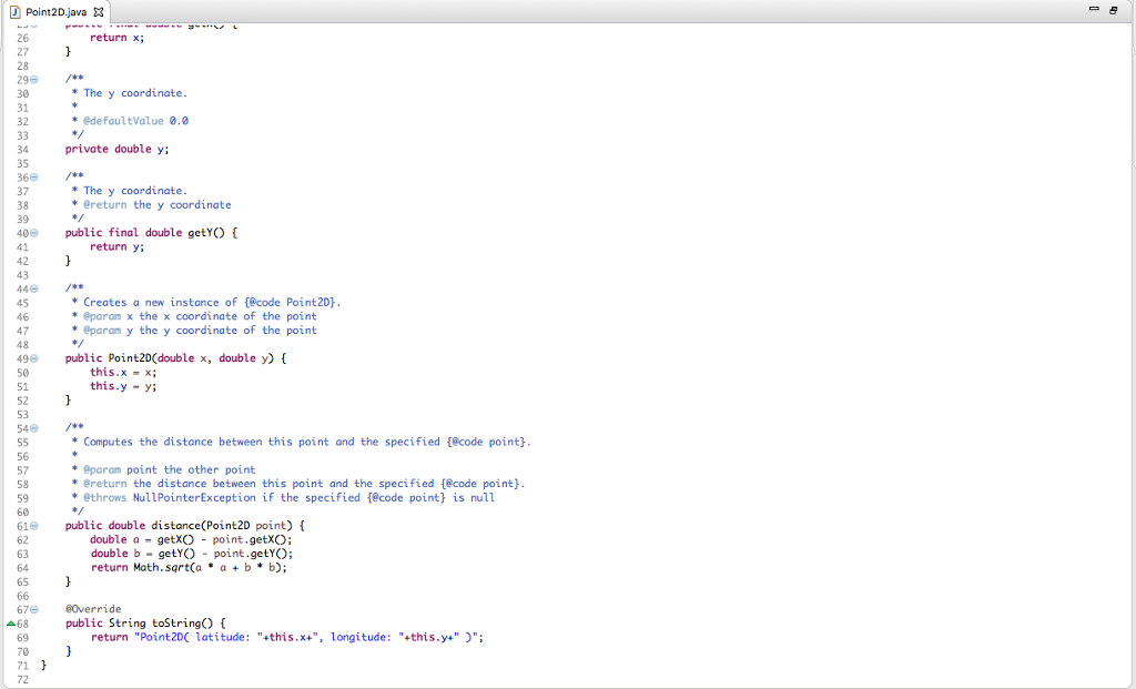 Solved "Model.java 3 1 package code; 3 import | Chegg.com