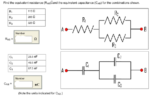 Solved Find the equivalent resistance (R_AB) and the | Chegg.com