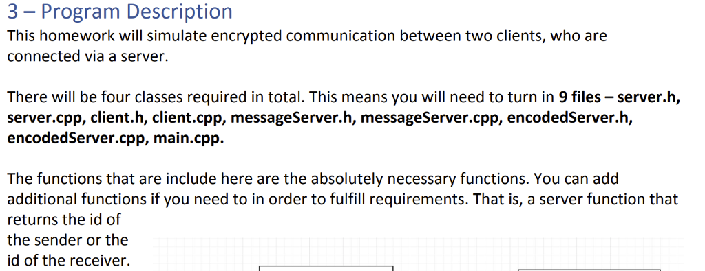 3- Program Description This homework will simulate | Chegg.com