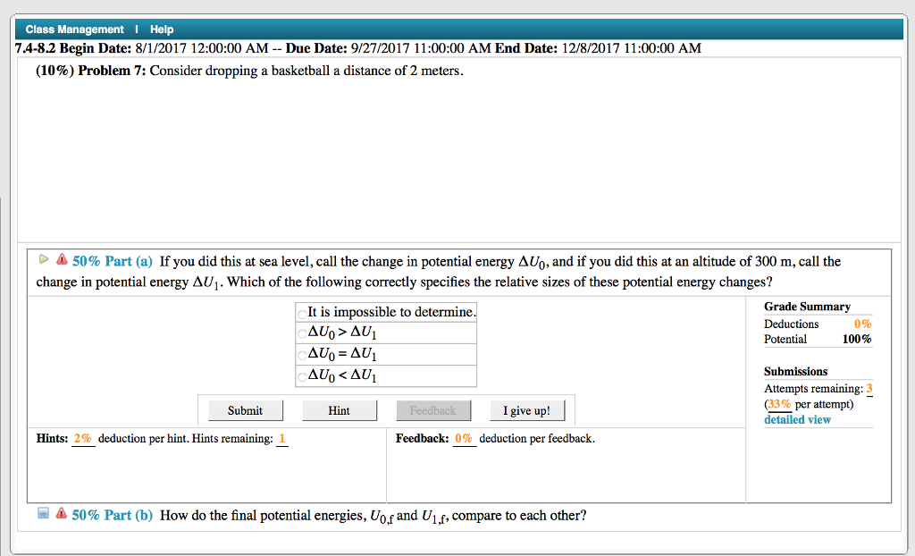 Solved Class Management I Help 7.4-8.2 Begin Date: 8/1/2017 | Chegg.com