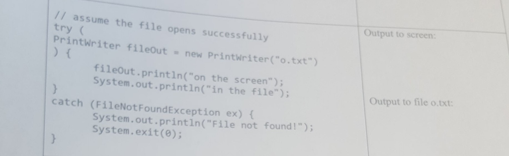 Solved Predict the output that would be shown in the | Chegg.com