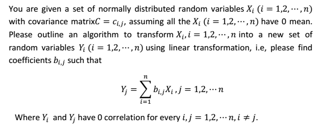 Solved You are given a set of normally distributed random | Chegg.com