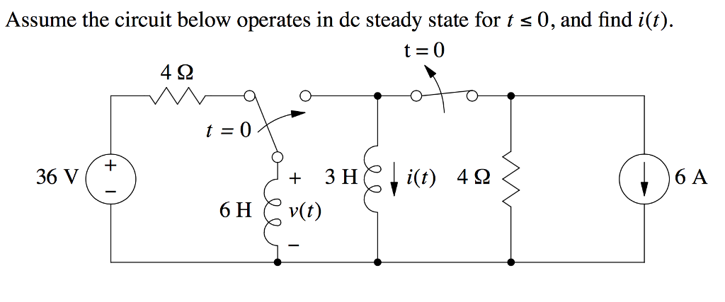 Solved Assume the circuit below operates in dc steady state | Chegg.com