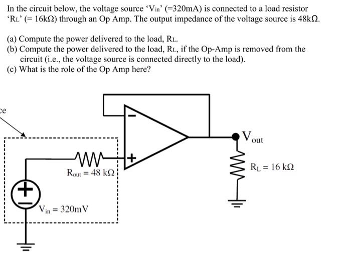 Solved In the circuit below, the voltage source 'V_in' | Chegg.com