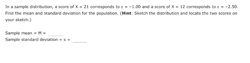 Solved For each of the following, identify the exam score | Chegg.com