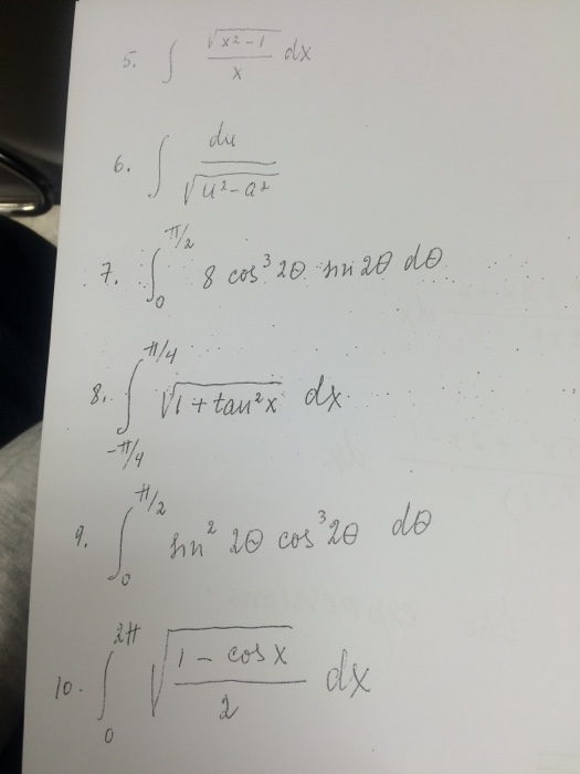 Solved integral Squareroot x^2 - 1/x dx integral | Chegg.com