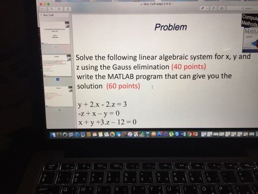 Solved Solve the following linear algebraic system for x, y | Chegg.com